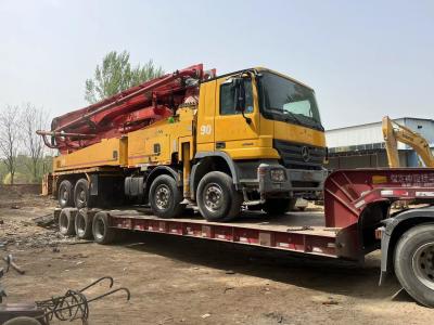 중국 2006 Putzmeister 46m 콘크리트 배치 붐 펌핑 기계 트럭 설치 콘크리트 펌프 판매용