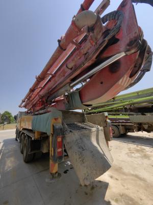 중국 반 건조 샷 콘크리트 콘크리트 펌프 트럭 49m 중고용 장비 메르세데스 벤츠 트럭 판매용