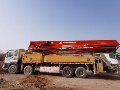 China 2010 Putzmeister 42m Concrete Pump Orange Concrete Mixer Batching Plant Without Truck for sale