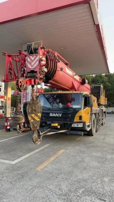 중국 80 톤 건설 장비 S ISO9001 인증 노란색 이동 크레인 판매용