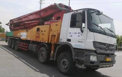 중국 2012년 메르세데스 벤츠 차시와 함께 반 건조 샷 콘크리트 타입 62m 콘크리트 붐 펌프 트럭 판매용