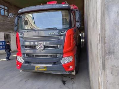 중국 53000kgs 2021 사용 된 콘크리트 펌프 트럭 메르세데스 벤츠 차시와 60m 붐 길이 판매용