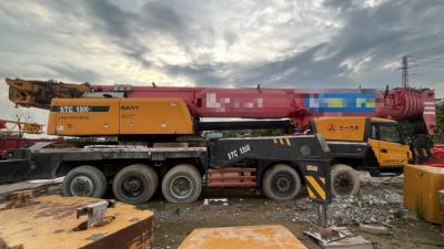 China 2016 Gebraucht 125 Tonnen SY Mobillastwagen Kran mit modernen Kabinen und komfortables Fahren zu verkaufen