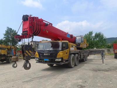China Used Mobile Crane80-Ton Crane Construction Lifting Equipment with 4 Shafts for sale