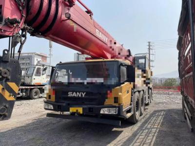 China 18 Jahre Lkw-Kran 80 Tonnen Hydraulischer mobiler Kran mit ISO9001-Zertifizierung und verwendet zu verkaufen