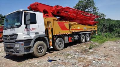 중국 44000kgs 빨간색 62m 콘크리트 붐 펌프 트럭 2021 배치 공장 기계에 대한 펌프 장착 판매용