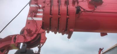 China 5 Section Boom Heavy Used Truck Cranes With Over 40 Meters Lifting Height for sale