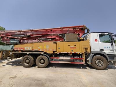 중국 수압 가공 과정 사용 된 콘크리트 붐 펌프 트럭 2019 Sy 49m 중장비 판매용