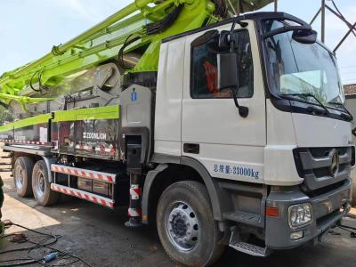 중국 ZLJ5339THB 반 건조 샷 콘크리트 트럭 장착 펌프 Putzmeister 콘크리트 펌프 트럭 49m 판매용