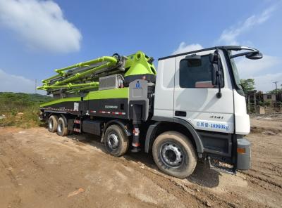 China Caminhão de segunda mão verde, bomba de concreto montada para Zoomlion 49m Equipamento de concreto à venda