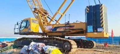 China XGC150-1 5 Shaft Number Crawler Crane with 130 Tons Lifting Capacity at Affordable for sale