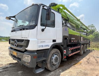 China 47m de segunda mão Zoomlion caminhão de bombeamento de concreto com renovado concreto colocação boom à venda