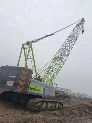 China 85 Tons Telescopic Crawler Crane Maximum Lifting Weight 16t Two Arm Crane Jib for sale