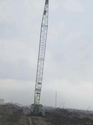 China 85 Tons Telescopic Crawler Crane Maximum Lifting Weight 16t Two Arm Crane Jib for sale