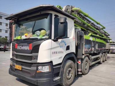 China 2021 Zoomlion 67m caminhão de bomba de concreto com semi-seco de betão e caminhão montado misturador à venda