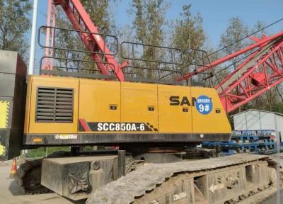 China Hydraulic 85 Tons Lattice Crawler Crane High Strength for 40m Lifting Height for sale