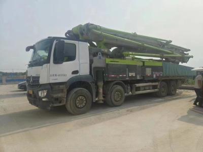 China 43000kgs Zoomlion 56m Usado Concrete Pump Truck Tipo de cilindro Estrutura para tarefa pesada à venda