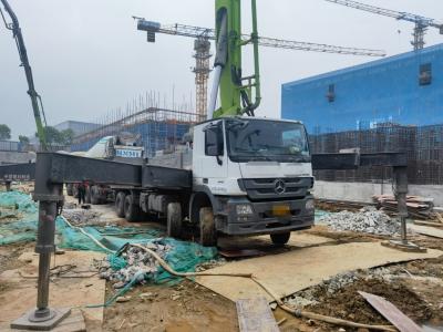 China Verde 2017 Zoomlion 56m Bomba de concreto Usada Caminhão Caminhão Bomba montada Bomba de concreto à venda