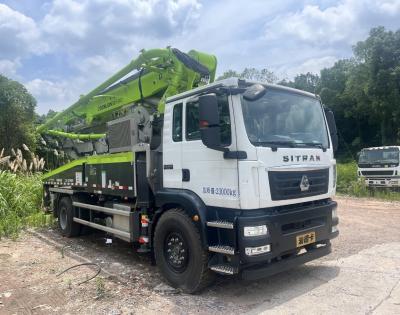 China Processo de usinagem hidráulica 2022 Zoomlion 38m bomba de concreto bomba de concreto em caminhão Sitrak à venda