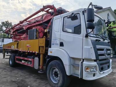 Китай 2019 Популярная модель полусухой шотбетонный 37м Бетонный насос Бетонный смеситель грузовик насос продается