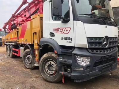 China 60m Concrete Boom Pump Truck with High Productivity and Hydraulic Machining Process for sale