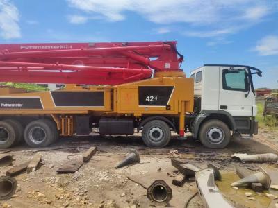 Китай 2011 Putzmeister 42m Бетонный насос на шасси Mercedes-Benz с высотой подачи 1400 мм продается