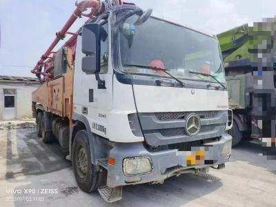 Китай Подержанный Mercedes Benz грузовик с монтированным насосом Тяжелое оборудование 2014 Sy 49m Бетонный насос продается