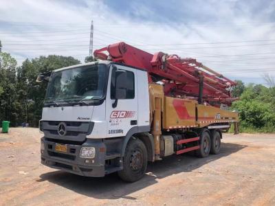 중국 부품 49m 트럭에 장착 된 콘크리트 펌프 메르세데스 벤츠 차시 건설용 판매용