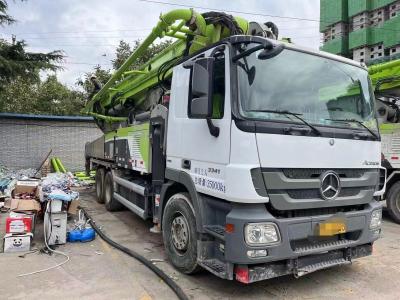 중국 콘크리트 펌프 트럭 49m 고 생산성 메르세데스 벤츠 탑재 펌프 180m 178 판매용