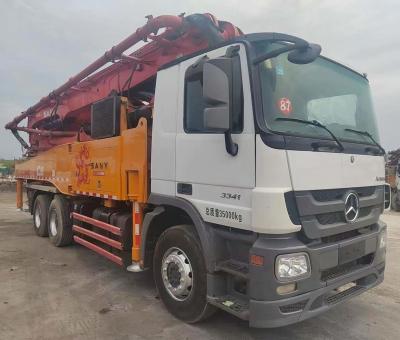 중국 완벽한 오렌지 2013 47m 콘크리트 붐 펌프 트럭과 수압 가공 과정 판매용