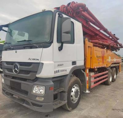 중국 중장비 건설기계용 반 건조 샷콘크리트형 49m 콘크리트 붐 펌프 판매용