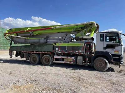 중국 63m 사용 된 줌리온 콘크리트 펌프 트럭 중장비용 메르세데스 벤츠 차시 판매용