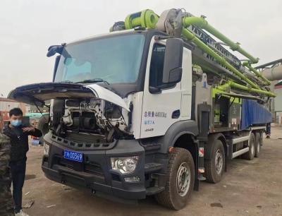 중국 2021 Zoomlion 59m 콘크리트 붐 펌프 메르세데스 벤츠 중장비 사용 상태 판매용