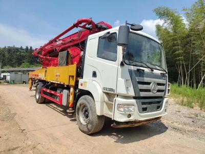 중국 37m 사용 된 콘크리트 펌프 트럭 SY5310THB 실린더 타입 건설 기계 장비 판매용