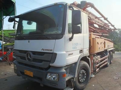 중국 중장비 건설용 반 건조 샷 콘크리트 타입 38m 콘크리트 붐 펌프 트럭 판매용