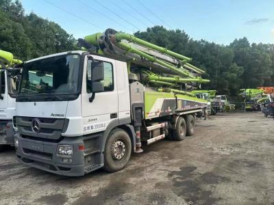 중국 그린 2020 줌밀리언 49m 사용 된 콘크리트 펌프 트럭 메르세데스 벤츠 중장비 판매용
