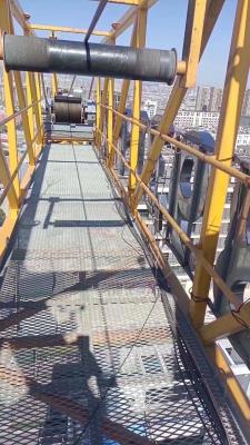 China Used Zoomlion Tower Crane 19 Years to Lift 20 Tons Certified and Used GS Certification for sale