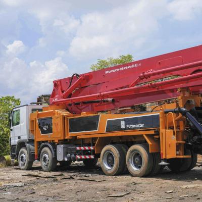 중국 2011 Putzmeister 42m 트럭 펌프 붐 펌프 콘크리트 펌프 메르세데스-벤츠 트럭 판매용