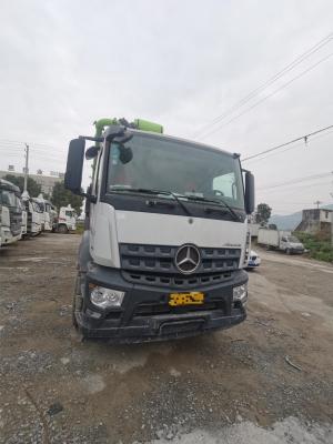 중국 구조 실린더 타입 수압 콘크리트 펌프 MB 트럭 63m 사용 된 중장비 2020 판매용