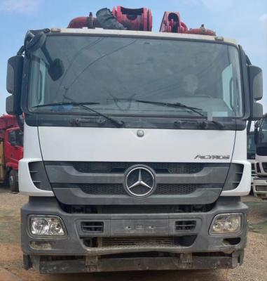 중국 2019 Sy Benz 49m 콘크리트 붐 펌프 트럭 반 건조 샷 콘크리트 유형 및 판매 후 서비스 판매용