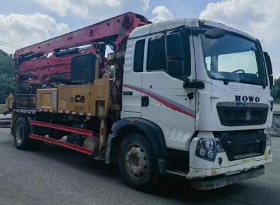 중국 2017 년 sy 30 미터 Howo 차시 두 다리 다섯 팔 펌프 자동차 판매 콘크리트 붐 펌프 트럭 판매용