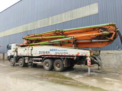 중국 줌밀리온 52미터 벤츠 차시 주식 콘크리트 펌프 크기 13750*2500*4000mm 판매용