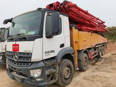 중국 구조 실린더 유형 사용 된 20 년 56m 콘크리트 펌프 트럭 판매용