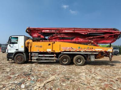 중국 2014 사용 된 Xg 50 미터 콘크리트 펌프 트럭 벤츠 차시 공급 높이 1400mm 판매용