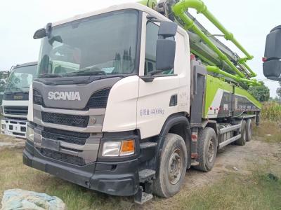 중국 줌리온의 2019 재고에서 반 건조 샷크레트 타입의 56m 펌프 트럭을 구입하세요 판매용