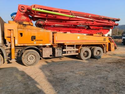 Cina Processo di lavorazione idraulica usato camion pompa calcestruzzo da 46 metri per Putzmeister nel 2014 in vendita
