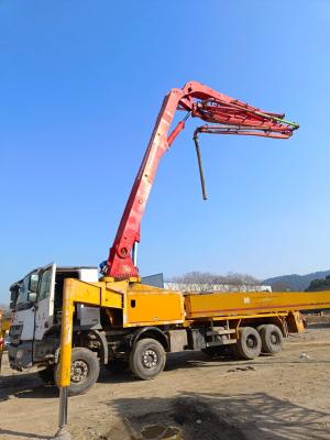 Cina Processo di lavorazione idraulica usato camion pompa calcestruzzo da 46 metri per Putzmeister nel 2014 in vendita