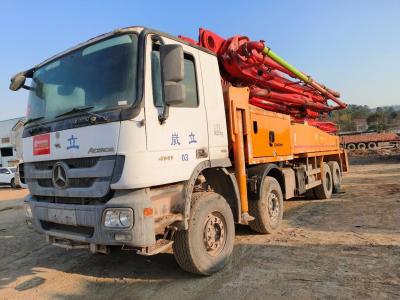 Cina Processo di lavorazione idraulica usato camion pompa calcestruzzo da 46 metri per Putzmeister nel 2014 in vendita