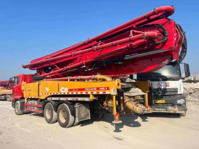 China Used heavy quipment Sy Homemade Chassis 49 Meters Concrete Pump truck mounted concrete pump for sale