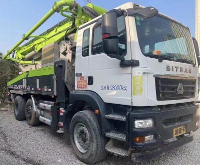 중국 2021 Zoomlion 56m 콘크리트 펌프 트럭 3 부름 섹션으로 사용 판매용